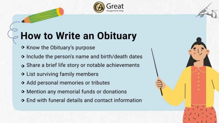 A Comprehensive Guide on How to Write an Obituary