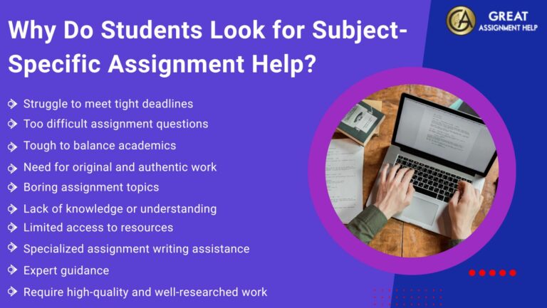 Why Do Students Seek Subject-Specific Assignment Help?