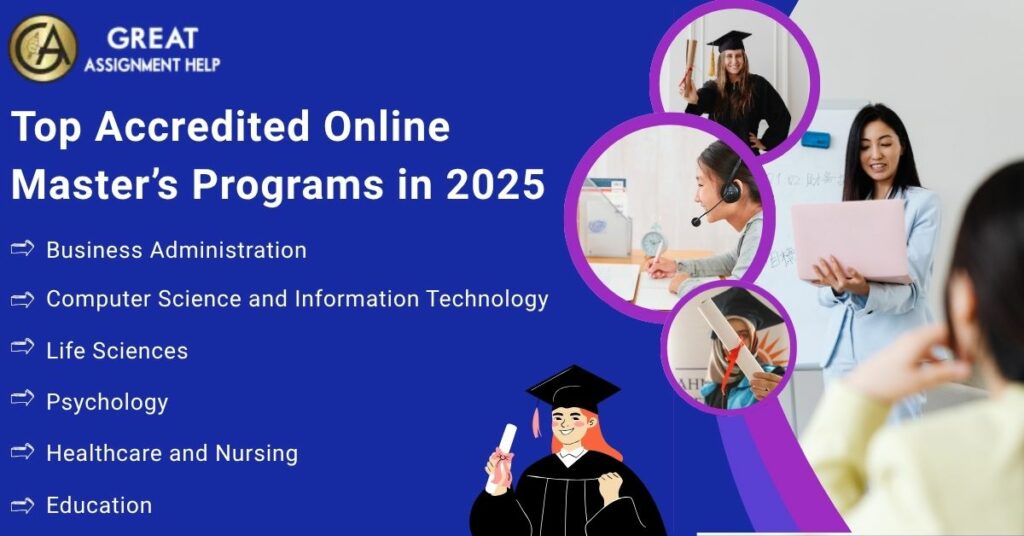 Top Online Master’s Degrees with Accreditation in 2025